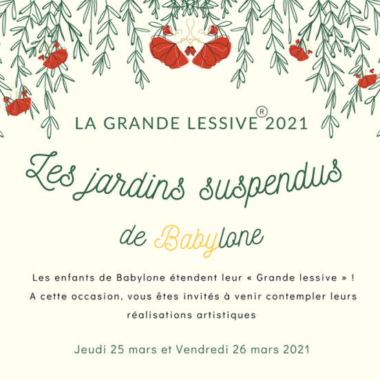 La Grande Lessive (mars 2021) – Creche Babylone